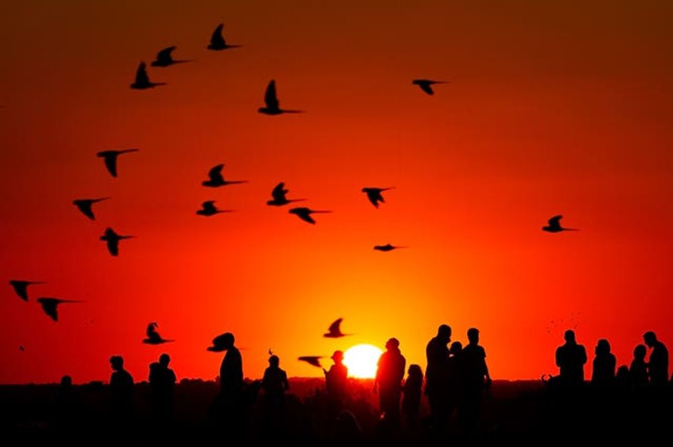 In Pictures: Spectacular supermoon lights up the night sky | indy100