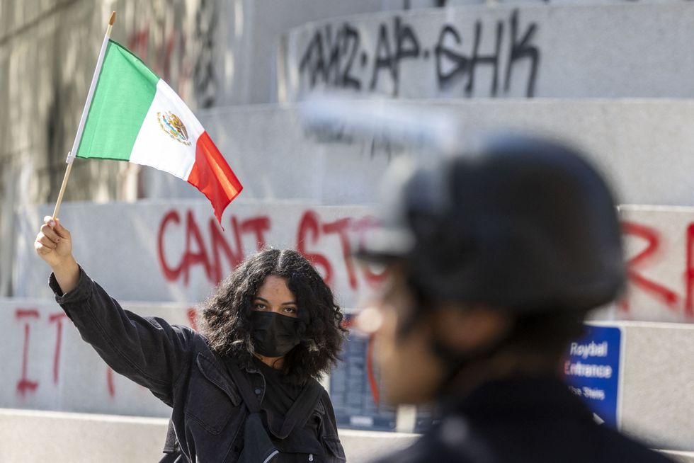 LA protests in pictures: Fourth day of action against Trump's ...