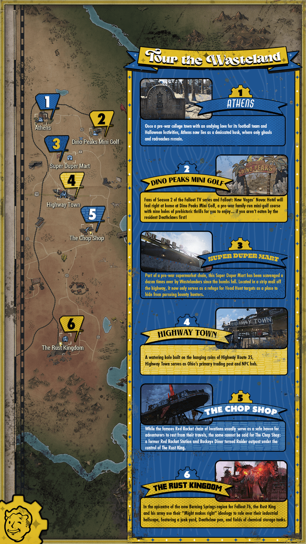 Fallout 76: Where you can find Prime Video TV show's iconic locations ...