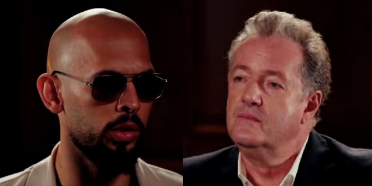 Piers Morgan makes valid point after Andrew Tate fan calls him a ... Piers Morgan makes valid point after Andrew Tate fan calls him a ...