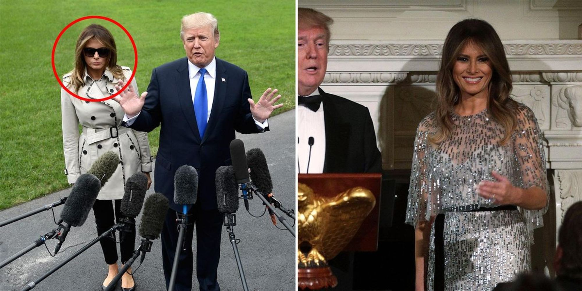 Conspiracy theorists think Melania Trump has a body double | indy100 ...