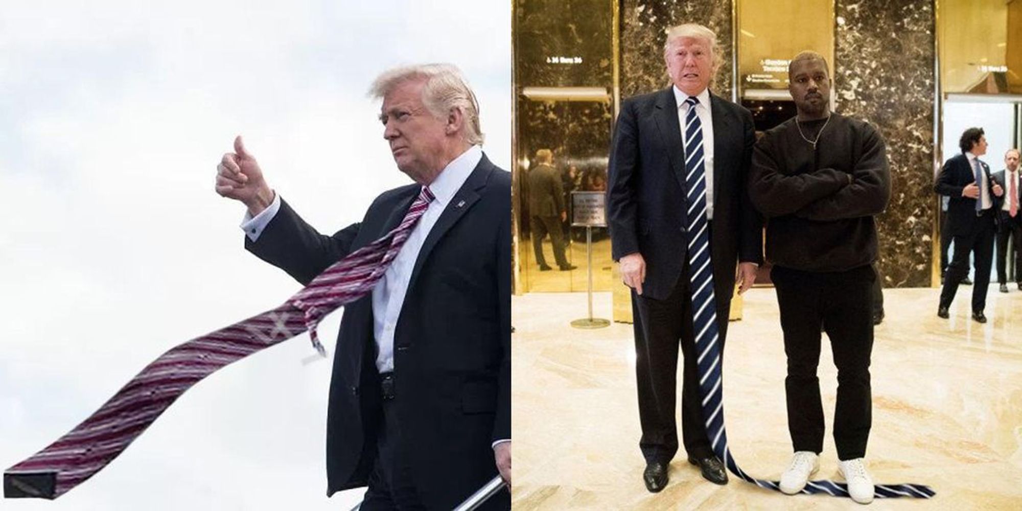 Some hero is Photoshopping Donald Trump's neckties, and it's perfect ...