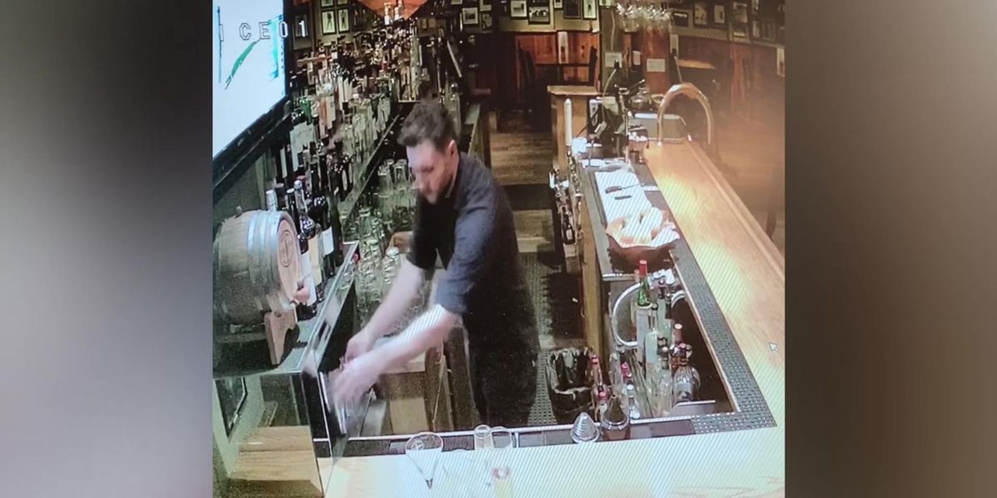 Pub manager shares CCTV of 'ghost' asking for a drink | indy100