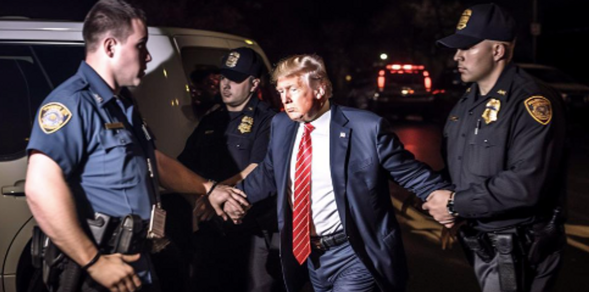 These Ai Photos Of Trump Being Arrested Are Worryingly Realistic Indy100