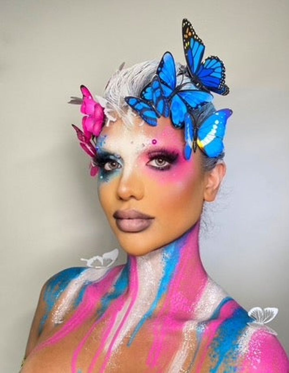 Celebrity make up artist Anna Lingis celebrates Pride through ...