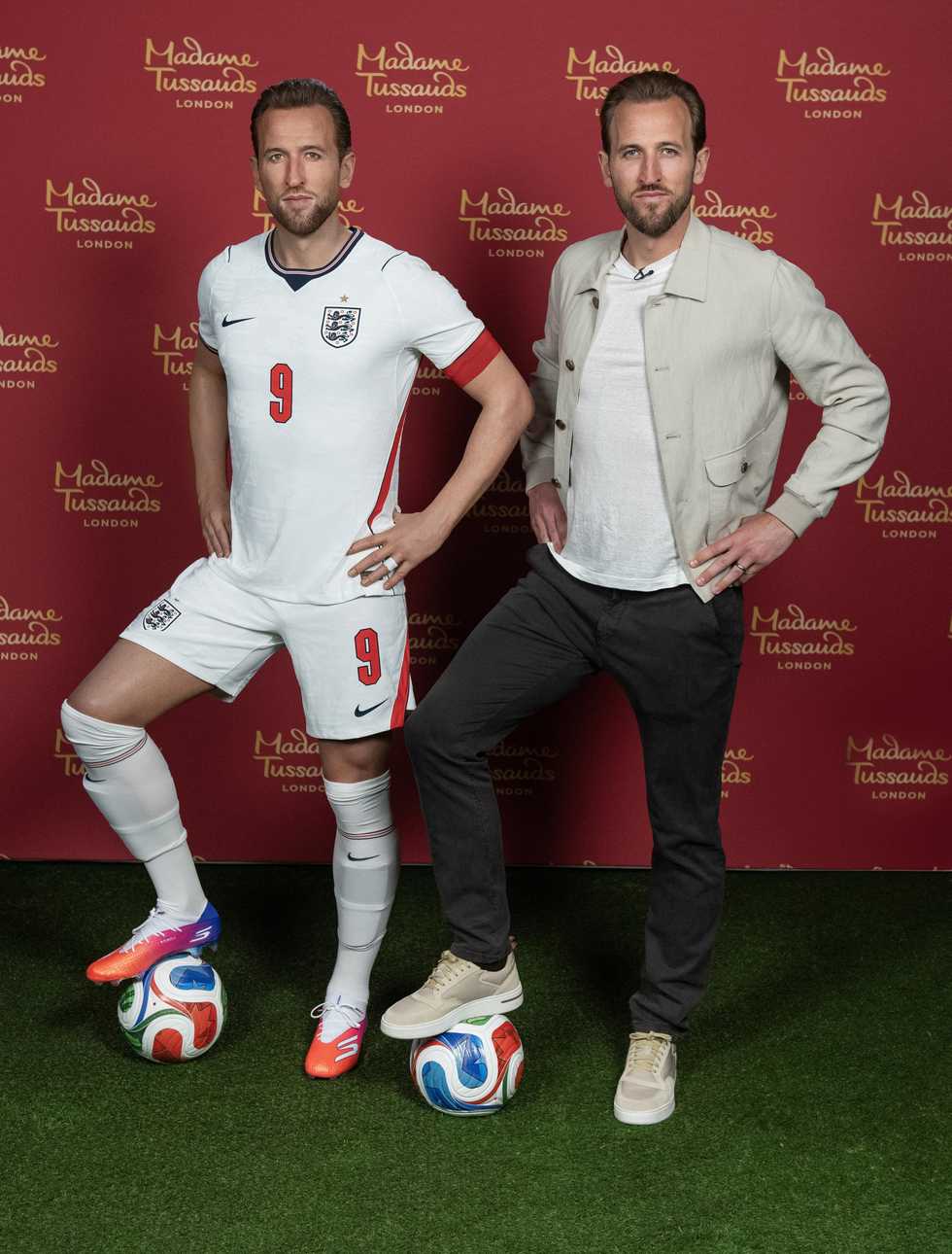 Harry Kane waxwork unveiled at Madame Tussauds London ahead of World ...