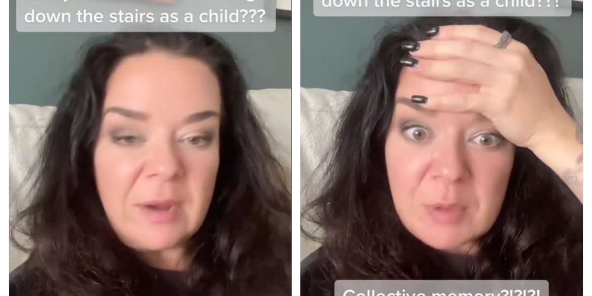 TikTok triggers collective memory of people floating down stairs as ... TikTok triggers collective memory of people floating down stairs as ...
