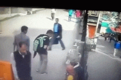 This man thought it was a good idea to taunt a monkey... it wasn't ...