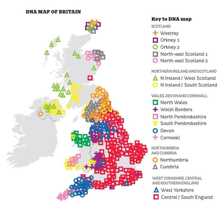 Dna Makeup Of Britain | Saubhaya Makeup