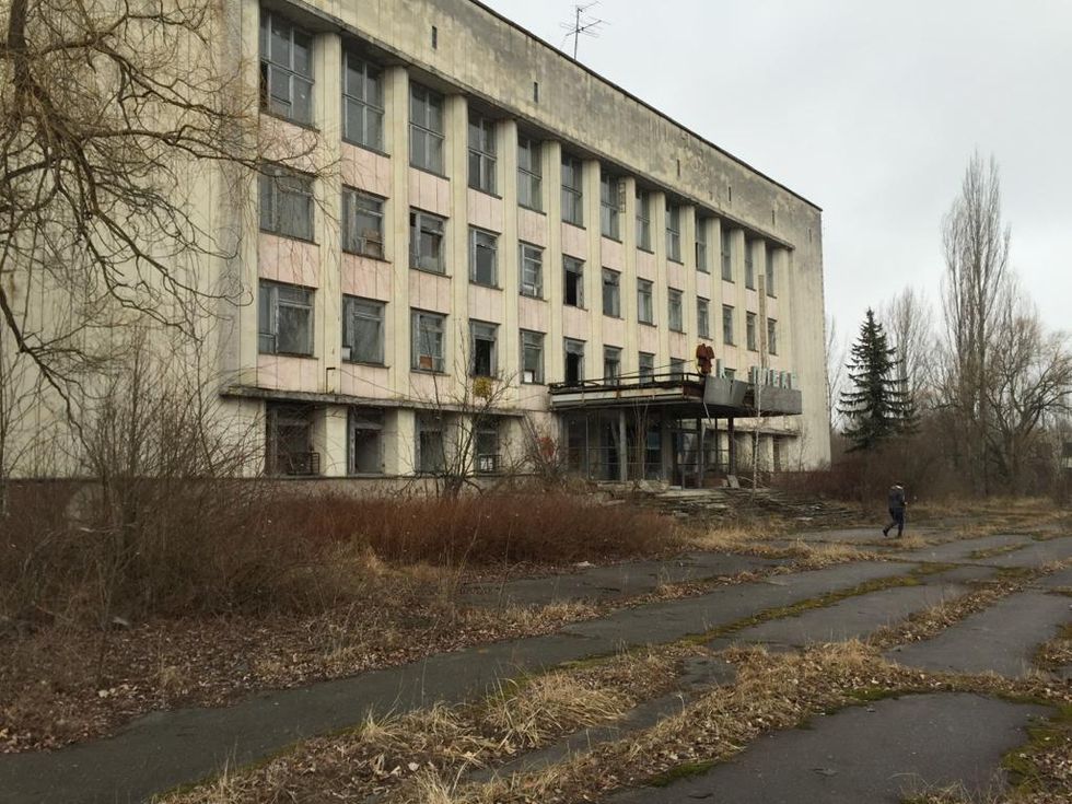Inside Chernobyl: Pictures show eerie remnants of destroyed nuclear ...