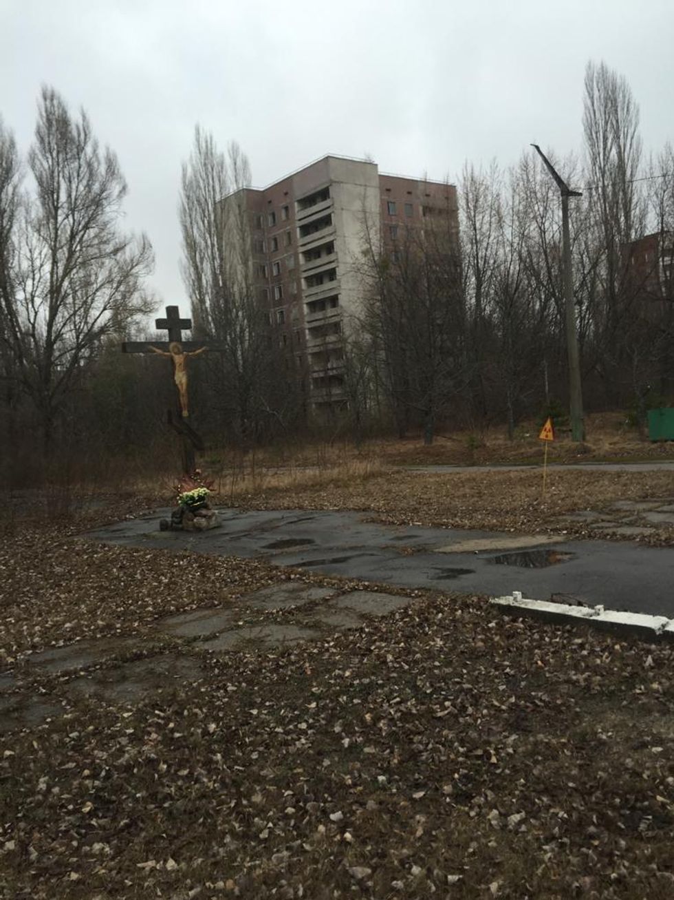 Inside Chernobyl: Pictures show eerie remnants of destroyed nuclear ...