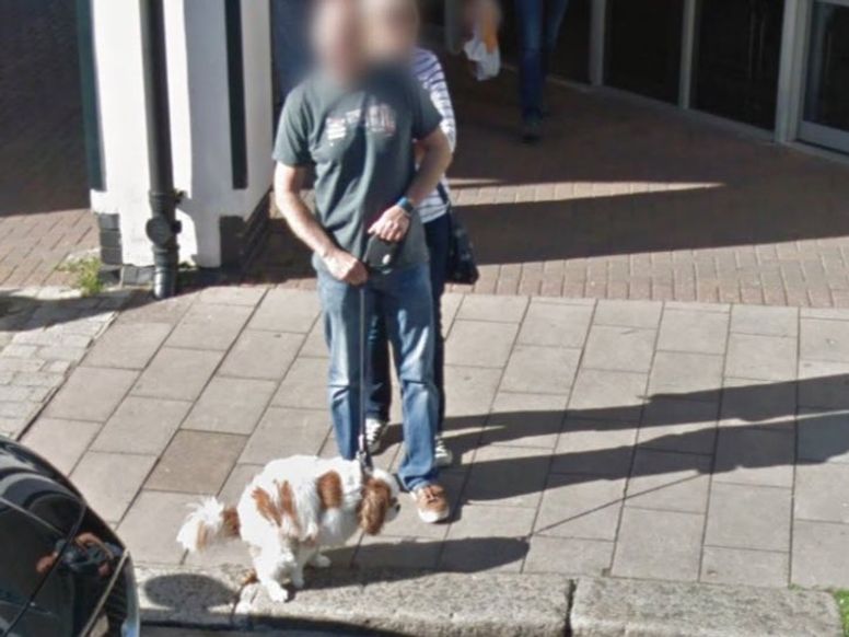 Woman Flashes Google Earth