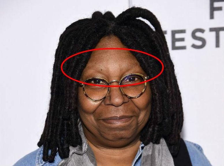 Whoopi Goldberg With Eyebrows