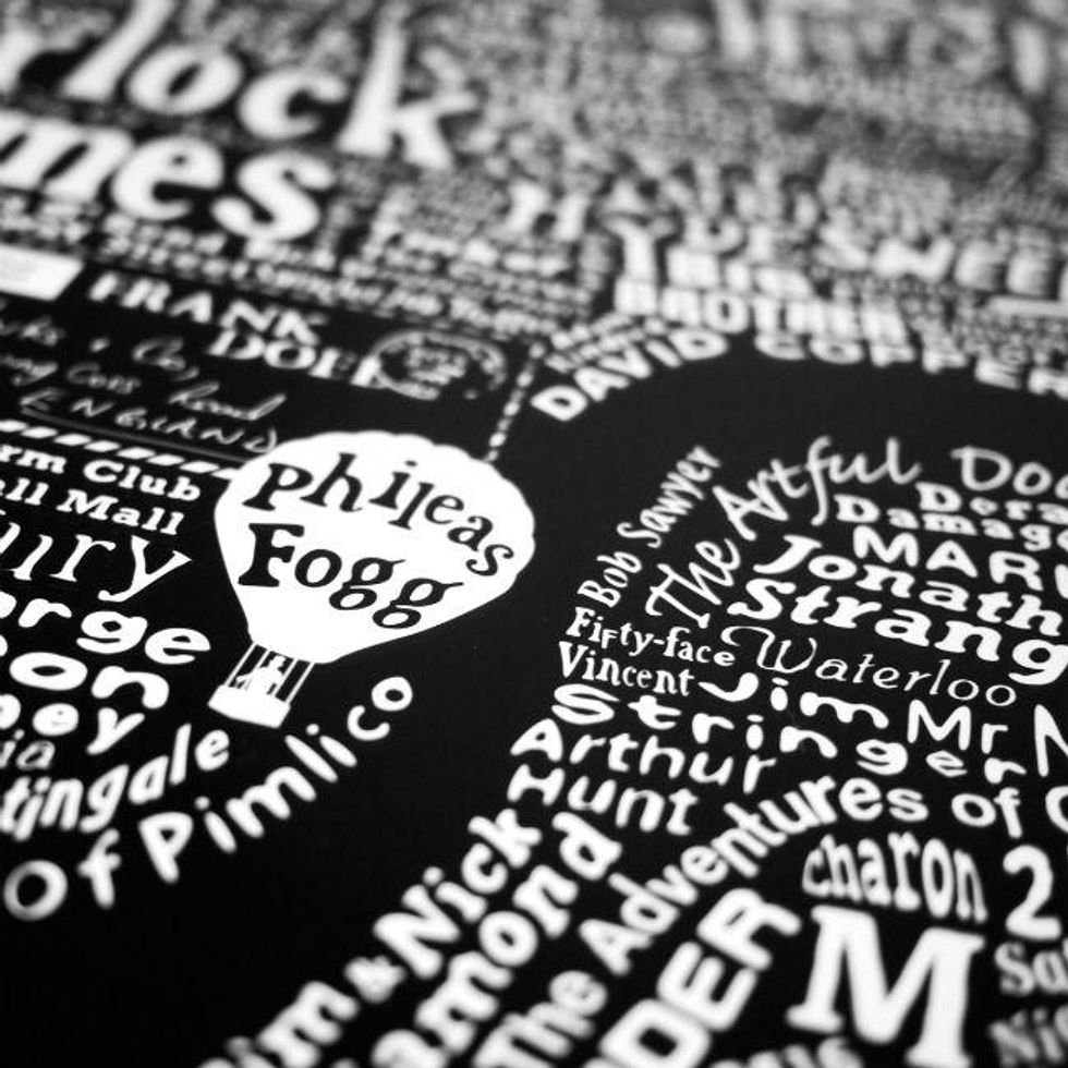 The literary map of London is just beautiful | indy100 | indy100