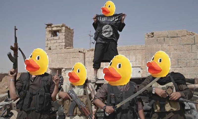 Isis Duck Memes The Internet Has United To Photoshop Isis Fighters As