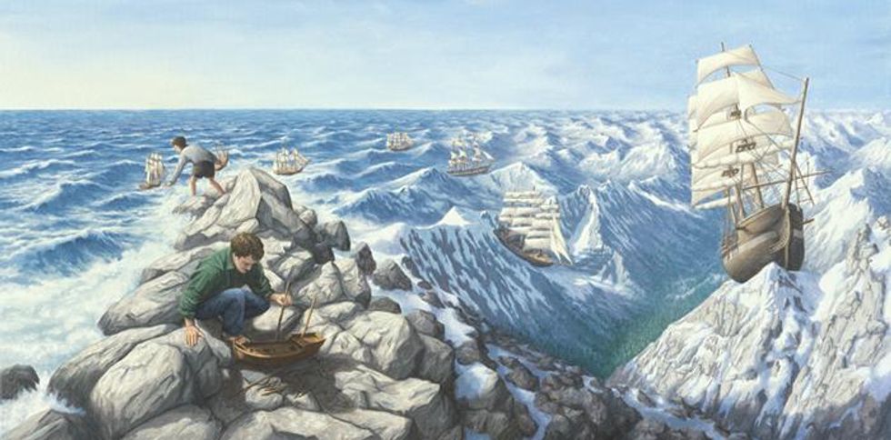 This artist makes mind-bending optical illusion paintings | indy100 ...