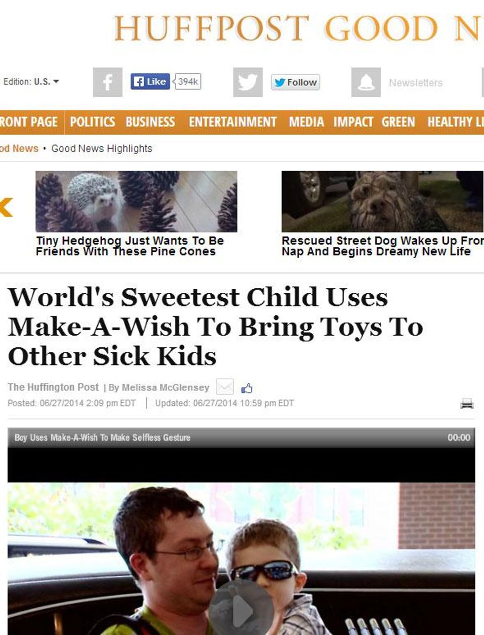 14 of the most uplifting news stories ever | indy100 | indy100