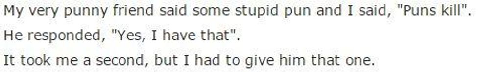 The 22 greatest puns of all time | indy100 | indy100