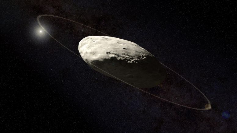 Rare Asteroid With Rings