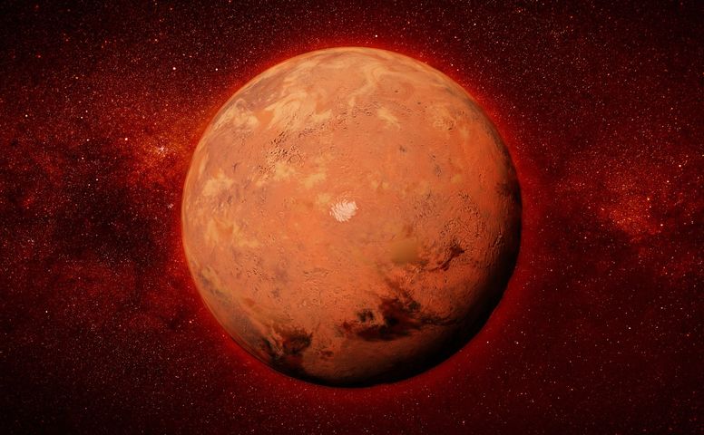 Planet Mars 80 Year