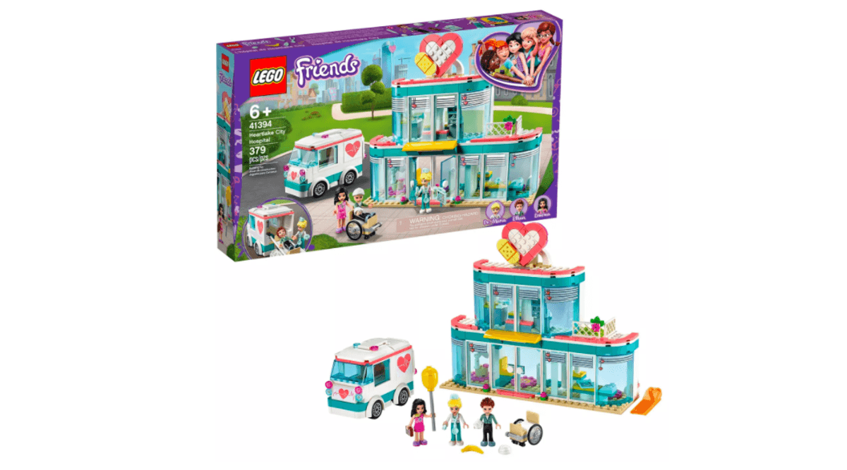 LEGO Friends Heartlake City Hospital Doctor Toy Building Kit 41394 ...