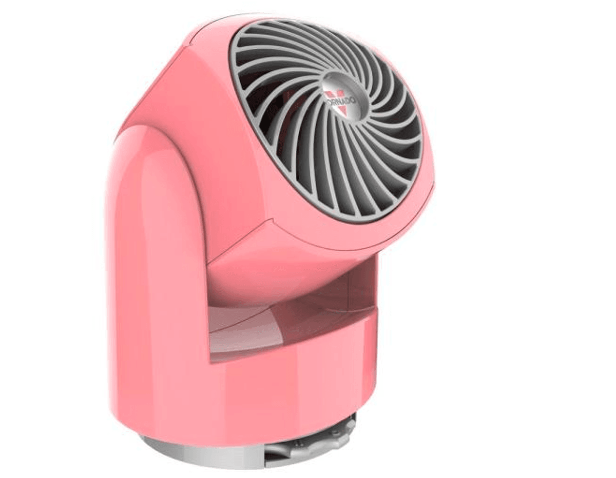 Flippi V6 3.4 in. Personal Circulator Fan in Coral Blush | indy100
