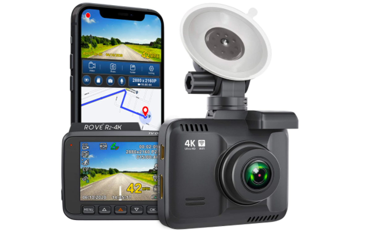 Rove R2-4K Dash Cam Built in WiFi GPS Car Dashboard Camera Recorder ...