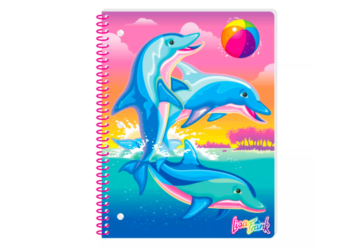 Spiral Notebook 1 Subject Wide Ruled Lisa Frank Design 3 | indy100