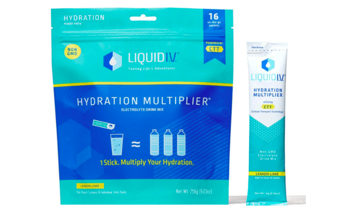 Liquid I.V. Hydration Multiplier - Lemon Lime - Hydration Powder ...