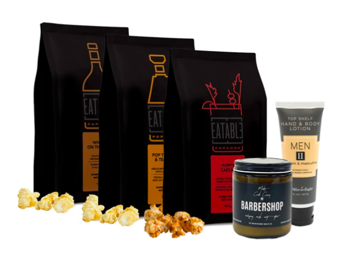 Eatable Connoisseur’s Flight 6-pack – Wine and Spirits Infused Popcorn ...