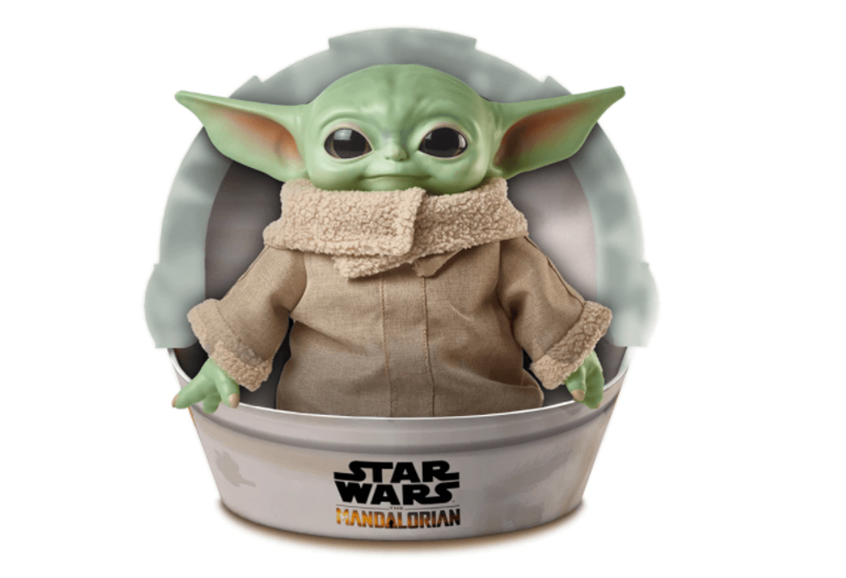 Star Wars Grogu Plush Toy, 11-in “The Child” from The Mandalorian | indy100