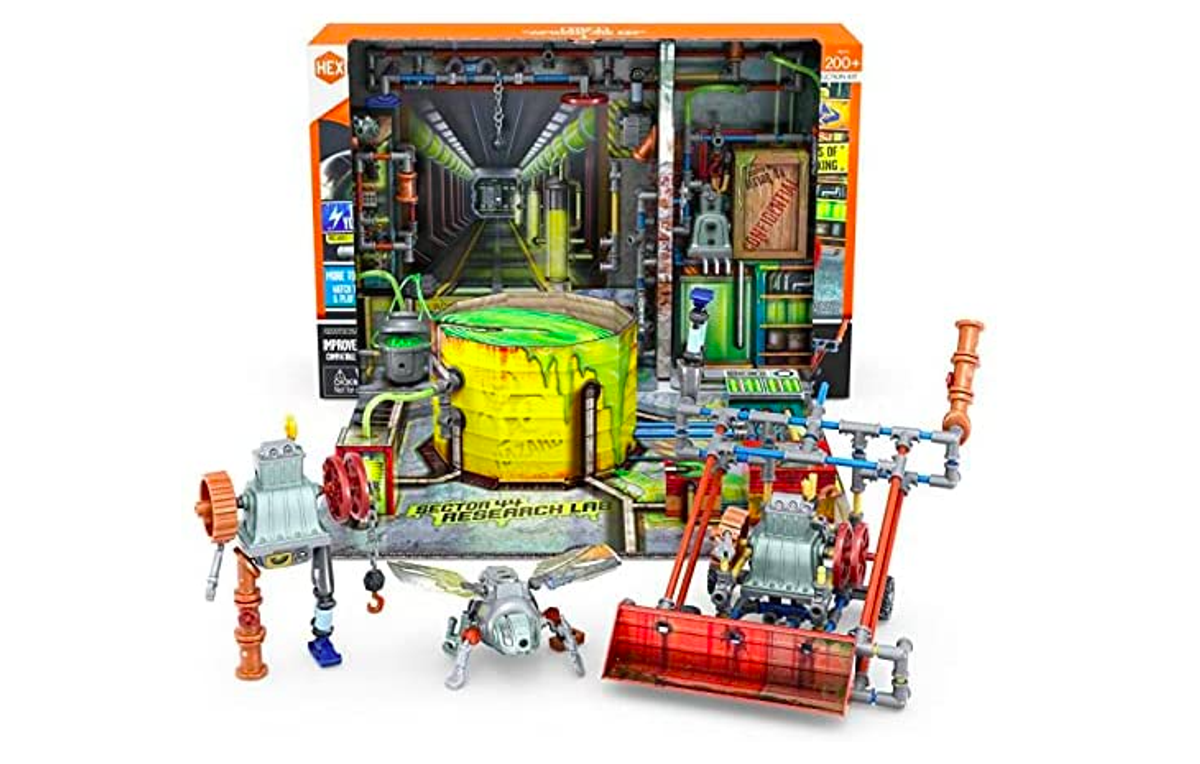 HEXBUG JUNKBOTS Small Factory Habitat Sector 44 Research Lab | indy100