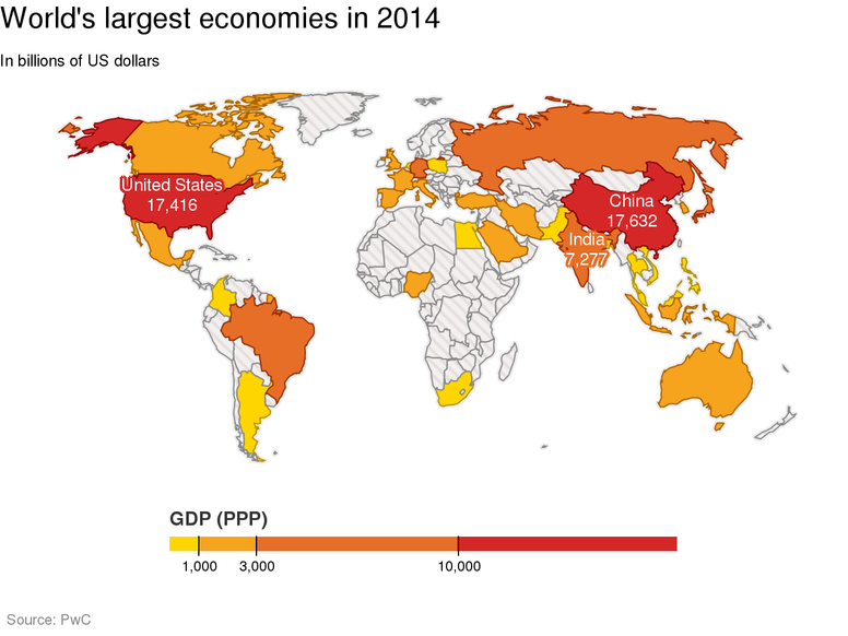 World Economy Map