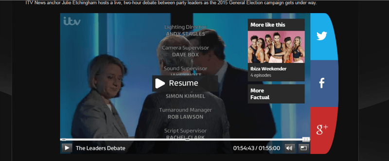 Itv Player Live