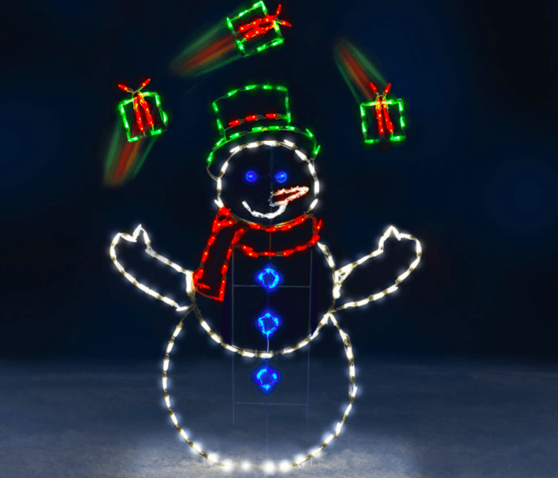 Animated Outdoor Christmas Light Displays