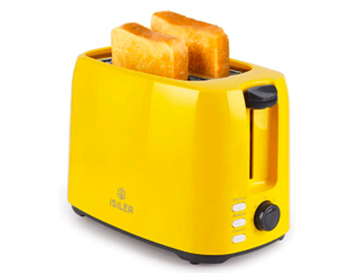 iSiLER 2 Slice Toaster, 1.3 Inches Wide Slot Toaster | indy100