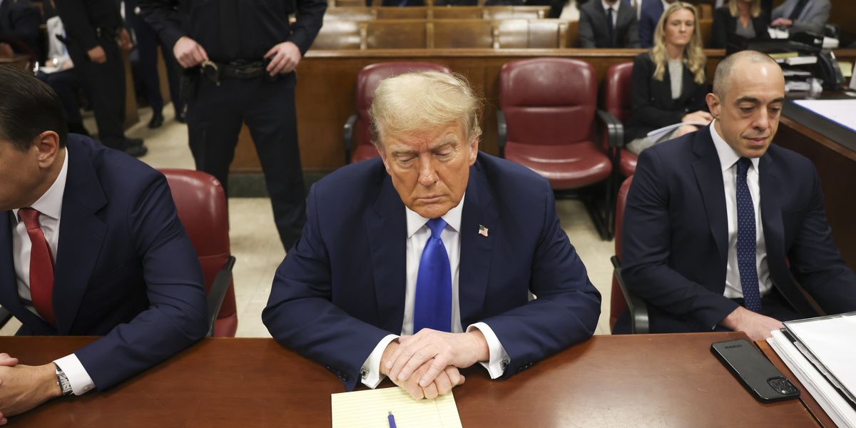 Donald Trump 'falls asleep' in court again at hush-money trial | indy100 Donald Trump 'falls asleep' in court again at hush-money trial | indy100