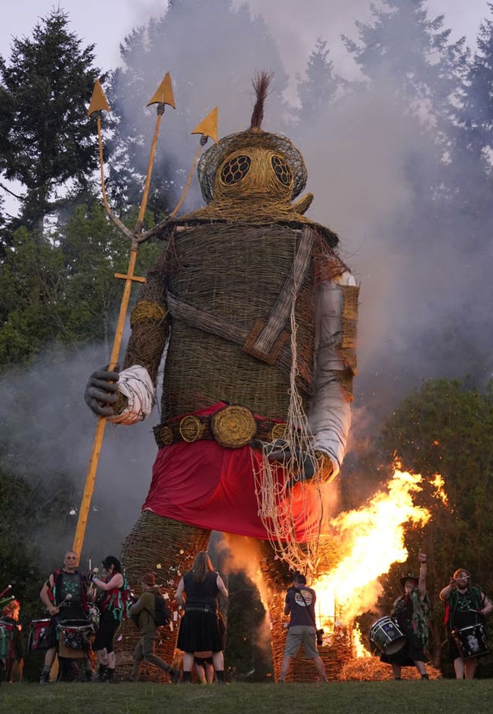 In Pictures: From fire festival to foam fight, the lighter side of life ...