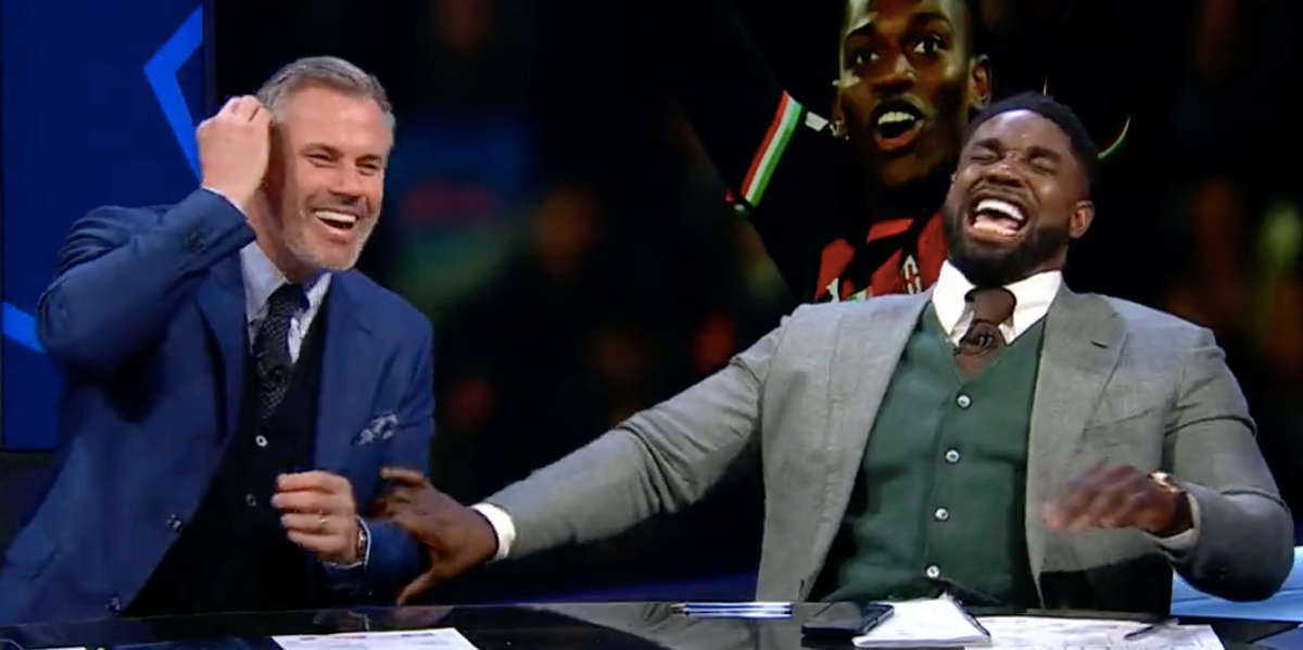 Micah Richards in tears at Jamie Carragher trying to pronounce Inter ... Micah Richards in tears at Jamie Carragher trying to pronounce Inter ...
