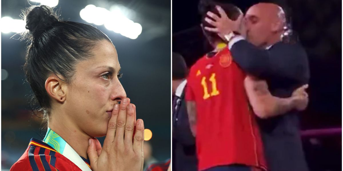 Luis Rubiales mocks outcry over Jenni Hermoso kiss | indy100 Luis Rubiales mocks outcry over Jenni Hermoso kiss | indy100