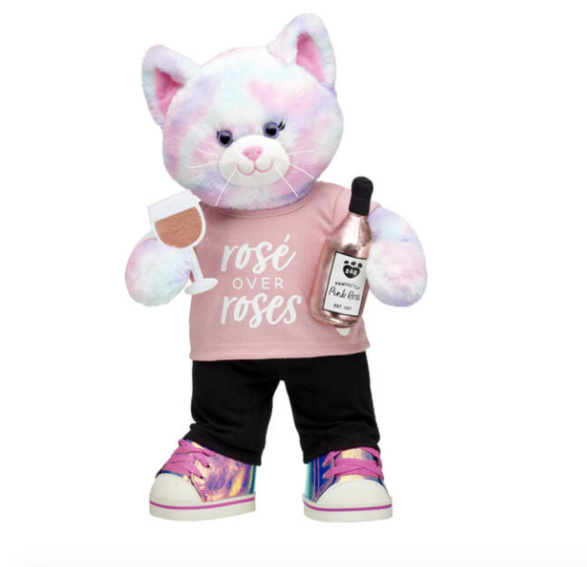 Online Exclusive Pastel Swirl Kitty Rosé Over Roses Gift Set | indy100