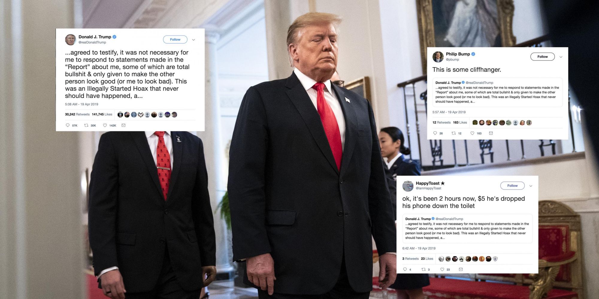 Donald Trump confused people when he stopped tweeting during a rant ...