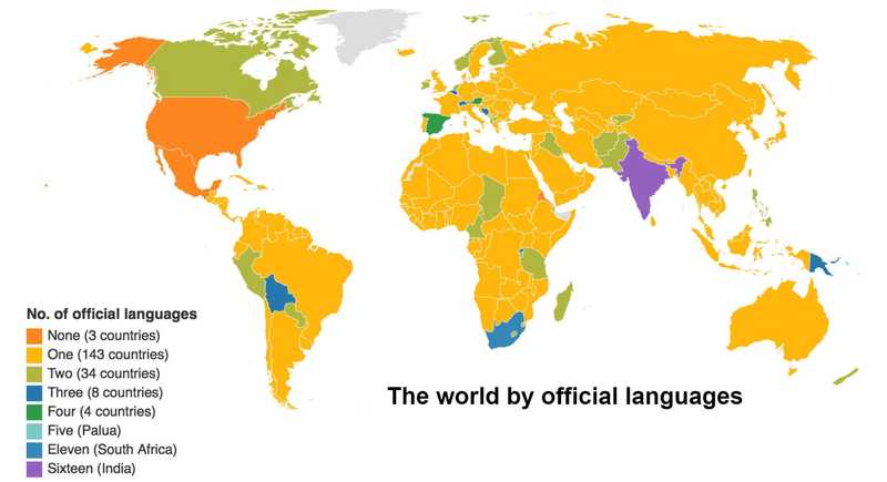 Worldmap In Local Languages