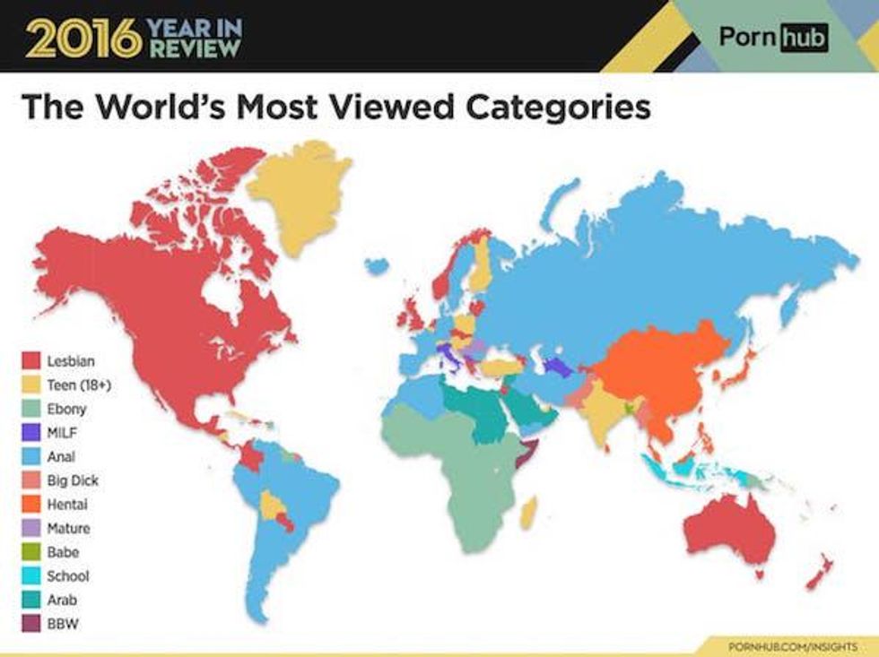 A Map Of The Worlds Favourite Porn Indy100 Indy100