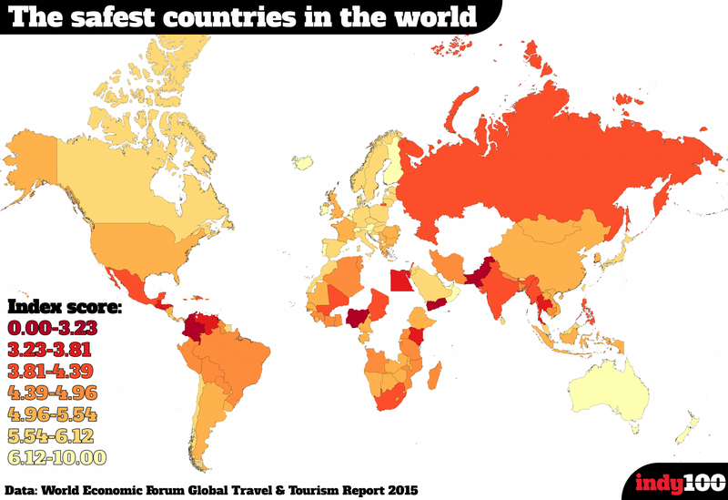 The Safest Countries In The World To Travel Is To Live