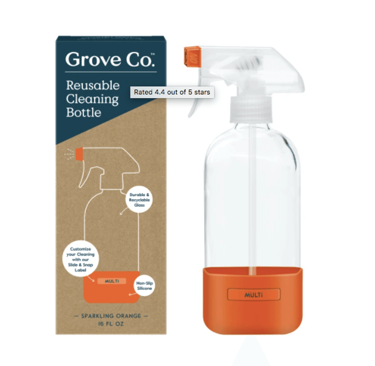 Reusable Cleaning Glass Spray Bottle - Slide & Snap | indy100