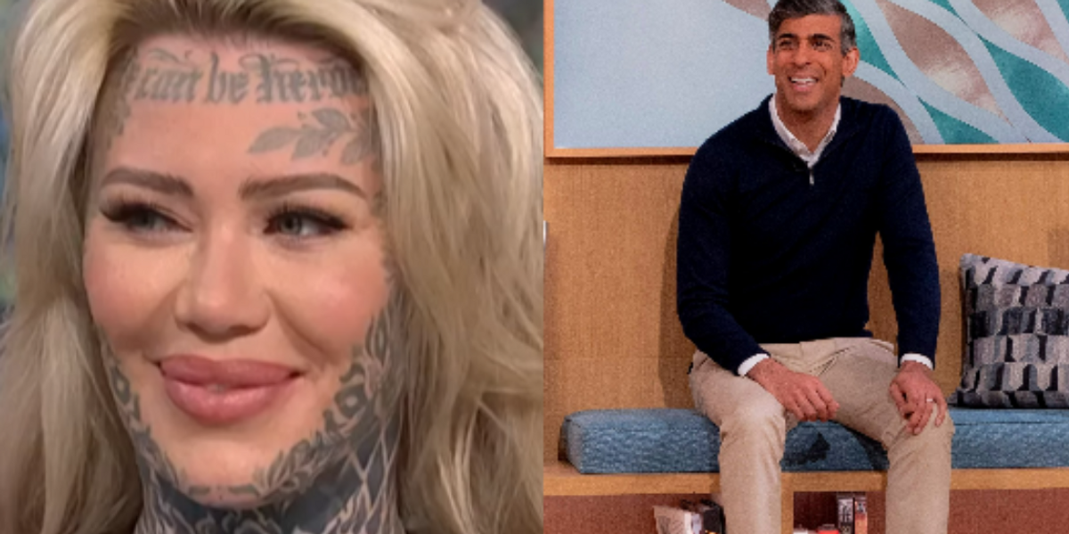 Rishi Sunak awkwardly watching tattooed woman on This Morning called a ... Rishi Sunak awkwardly watching tattooed woman on This Morning called a ...