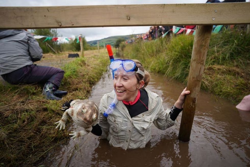 In Pictures: Making a splash at the World Bog Snorkelling Championships ...
