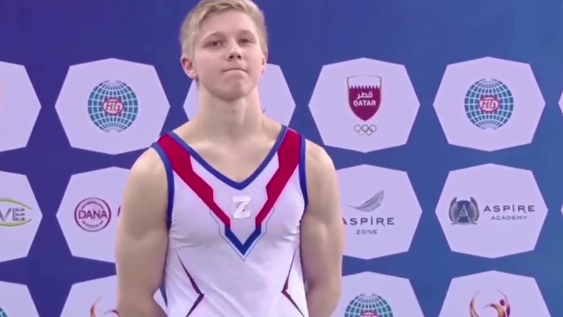 Russian Gymnast Who Wore Infamous Z Symbol Says Hed Do It All Again