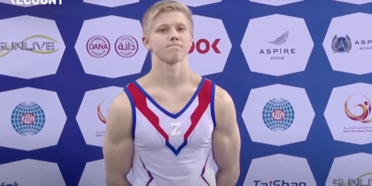Russian Gymnast Who Wore Infamous Z Symbol Says Hed Do It All Again